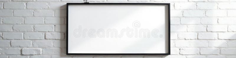 Dramatic Black Frame Against a Whitewashed Wall , Bright, Cleanliness ...