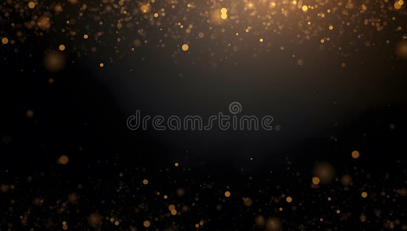 Dramatic Black and Gold Luxury Background with Shimmering Glamorous ...