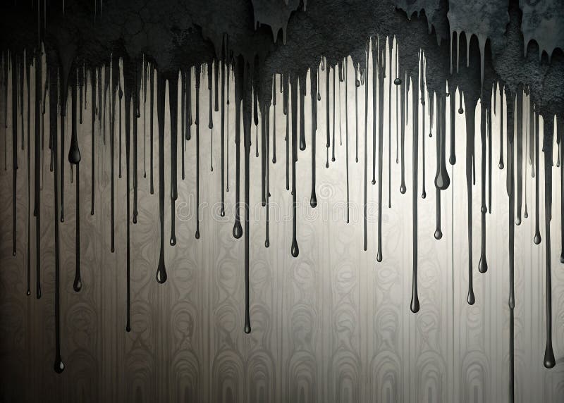 Dramatic Black Ink Drip Wallpaper Texture a Seamless HighQuality ...