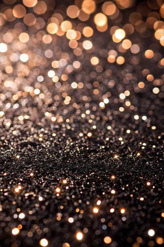 Dramatic Black Metallic Glitter Texture for Modern Banners Stock ...