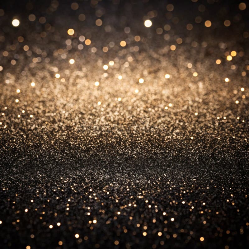 Dramatic Black Metallic Glitter Texture for Modern Banners Stock ...