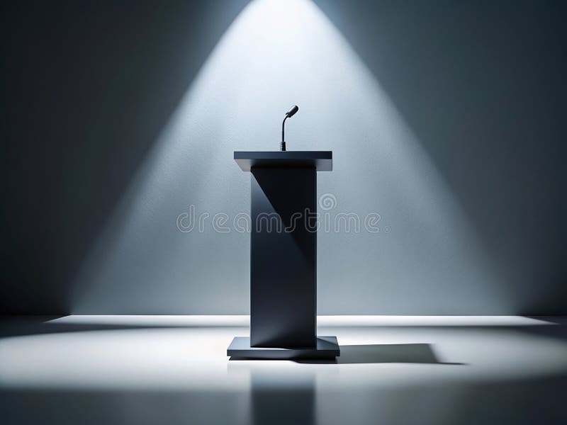 Dramatic Black Podium Display Mockup a Captivating Product Presentation ...