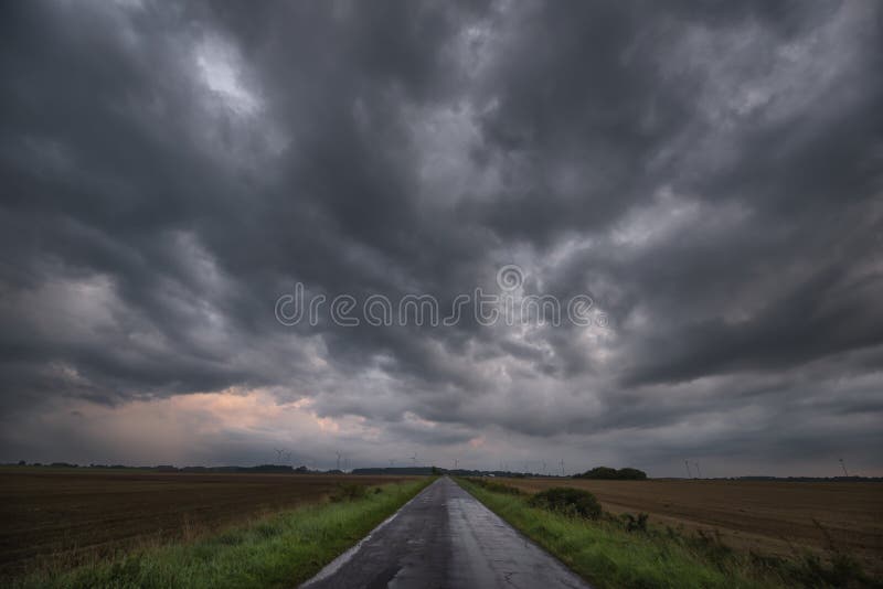 WEATHER stock image. Image of outdoor, road, drops, storm - 288619033