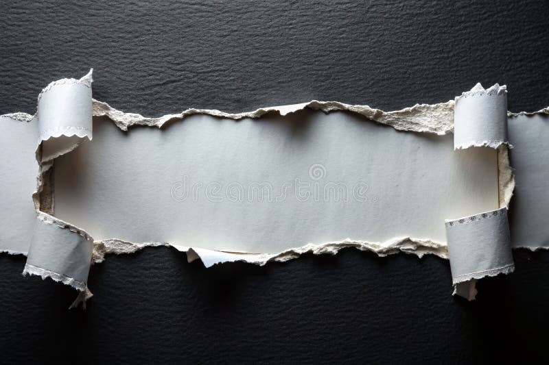 Dramatic Black Ripped Paper Background Perfect for Advertising Mockups ...