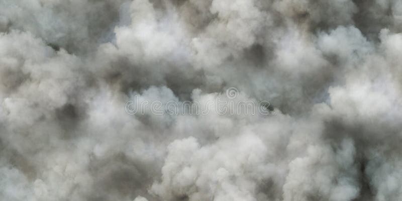 Dramatic Black Smoke from a Fire. Danger, Alarm, Threat Stock ...