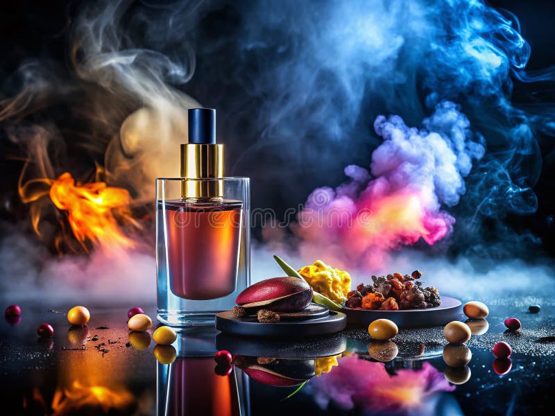 Dramatic Black Smoky Background Product Photography Professional Studio ...