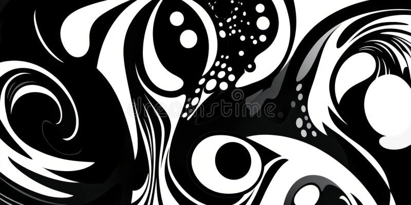 A Dramatic Black and White Background with Bold, Abstract Shapes and ...