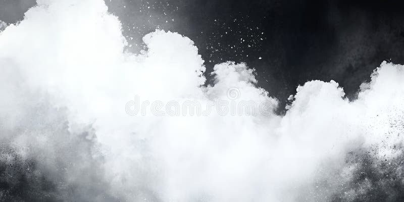 Dramatic Black and White Cloud Texture Background Stock Illustration ...