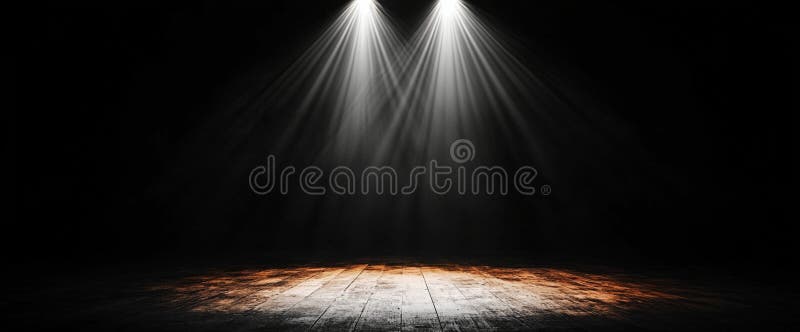 Dramatic Black and White Gradient Background Featuring Two Bright ...