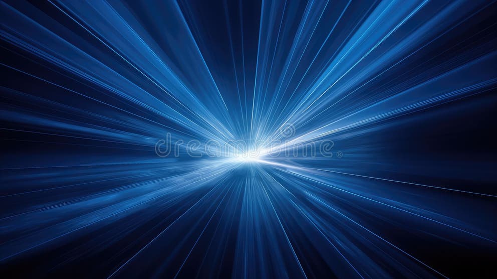 Dramatic Blue Background Rays Stock Illustration - Illustration of blue ...