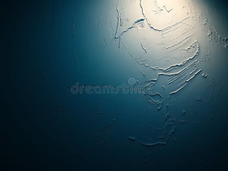 Dramatic Blue Plaster Wall Texture a Deeply Textured Background for ...
