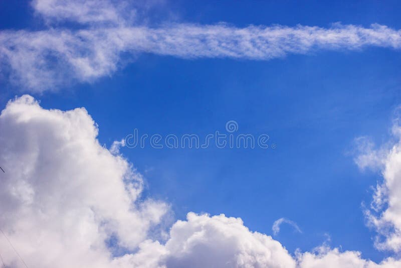 Dramatic blue sky stock image. Image of cloudscape, landscape - 90277067