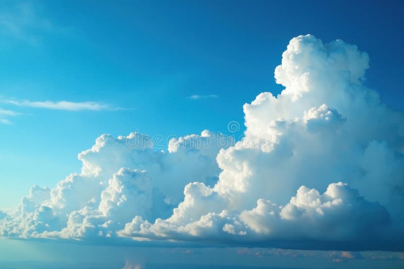 Dramatic Blue Sky, Billowing Clouds, Panoramic View , Atmosphere ...