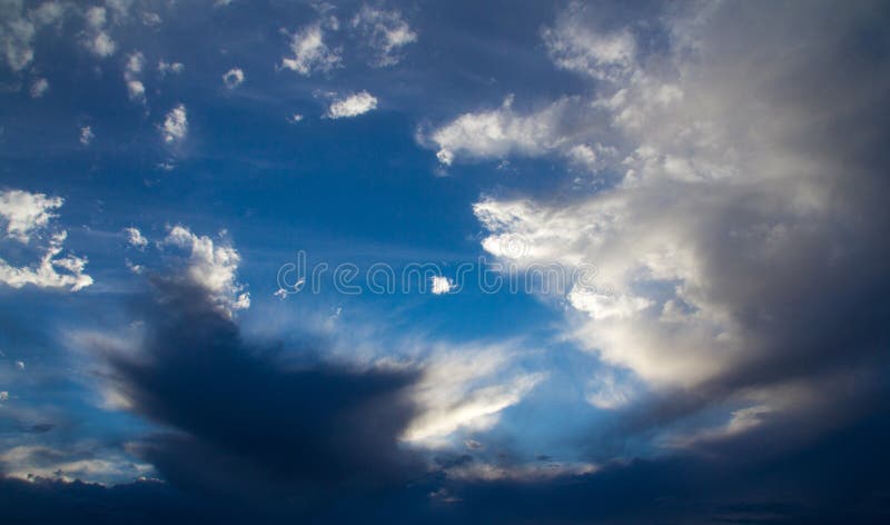 Dramatic blue sky stock image. Image of climate, obscuration - 41106767