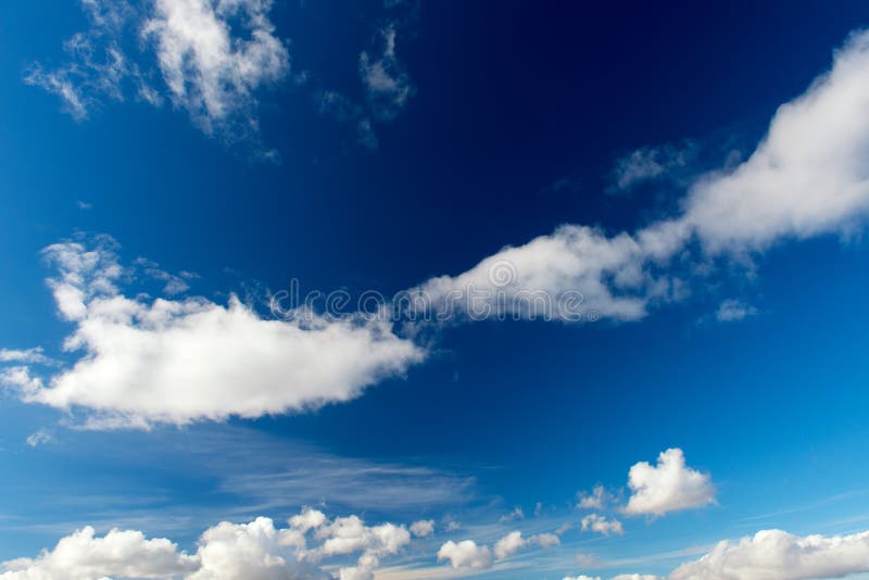 Dramatic Blue Sky stock image. Image of cloudiness, nebulosity - 35188021