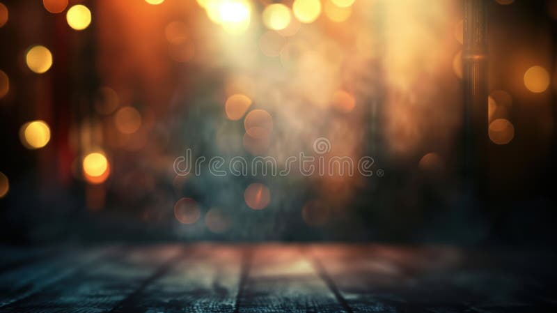 Dramatic Blurred Theatre Background Showcasing the Stage and ...