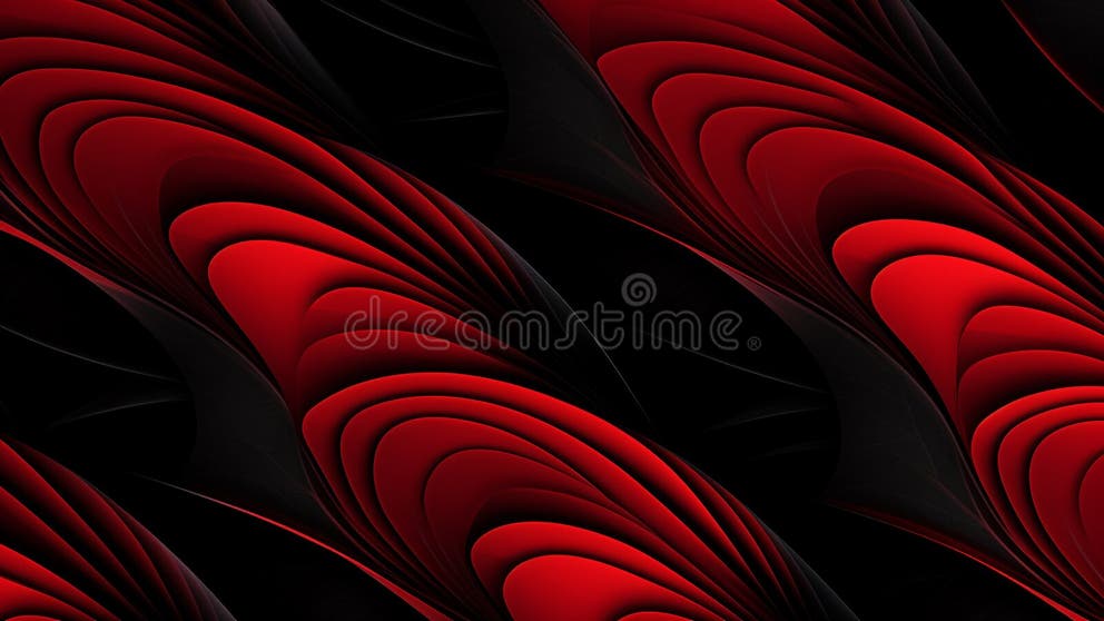 Dramatic and Bold Ruby Red and Black Abstract Pattern Stock ...