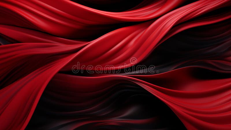 Dramatic and Bold Ruby Red and Black Abstract Pattern Stock ...