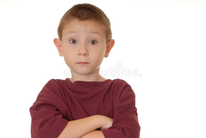 Bored boy stock image. Image of boredom, childhood, thinking - 2377927