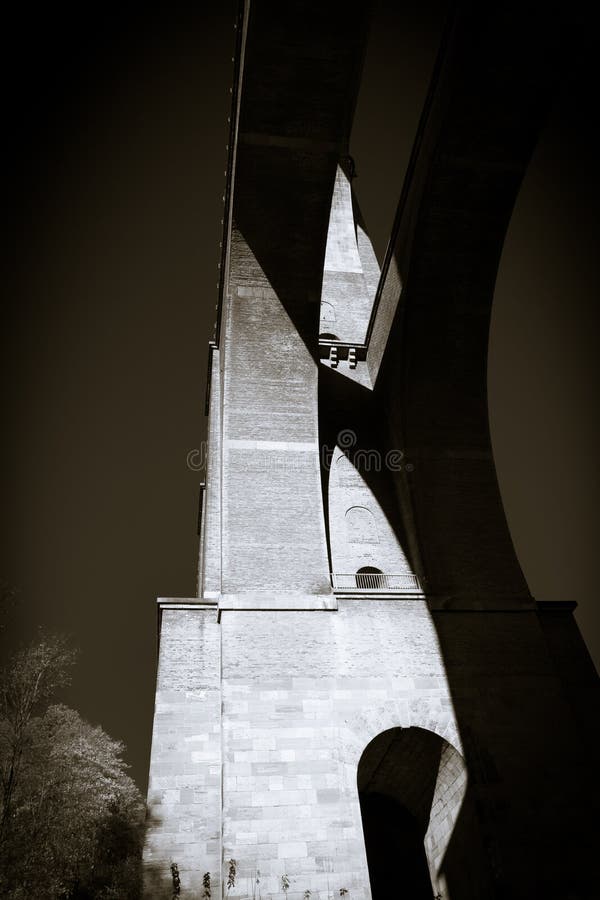 Dramatic bridge stock image. Image of infrastructure - 47626955