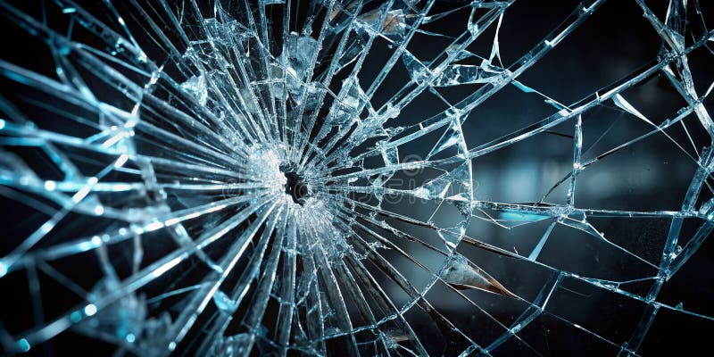 Dramatic Broken Glass Overlay Texture for Photo Enhancement and Design ...