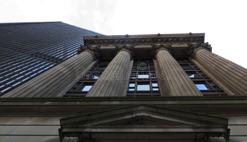 Dramatic Building Juxtaposition Picture. Image: 86468048