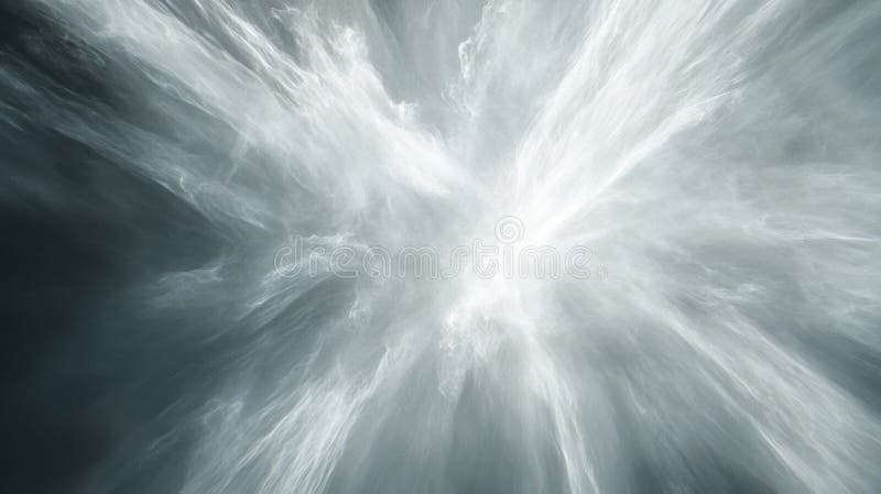 Dramatic Burst of White Mist Resembling Swirling Water Vapor Stock ...