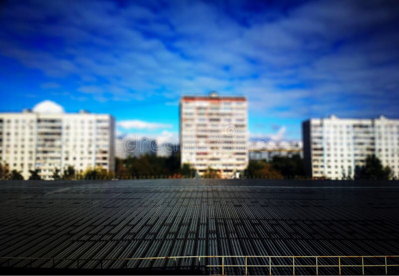 Dramatic Car Parking Roof Background Stock Photo - Image of ...