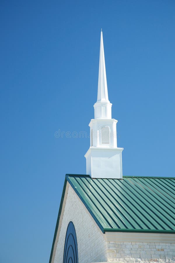 Dramatic Church Spire stock photo. Image of modern, christ - 7752938