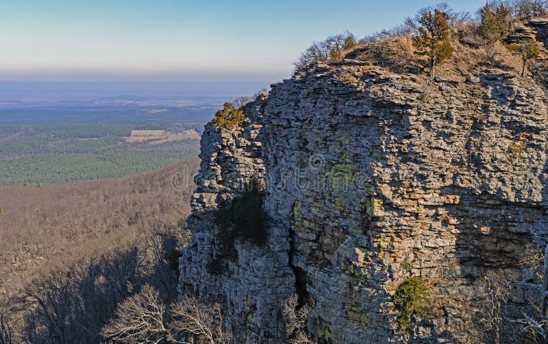 Dramatic Cliff High Above the Plains Stock Photo - Image of rocks, wild ...