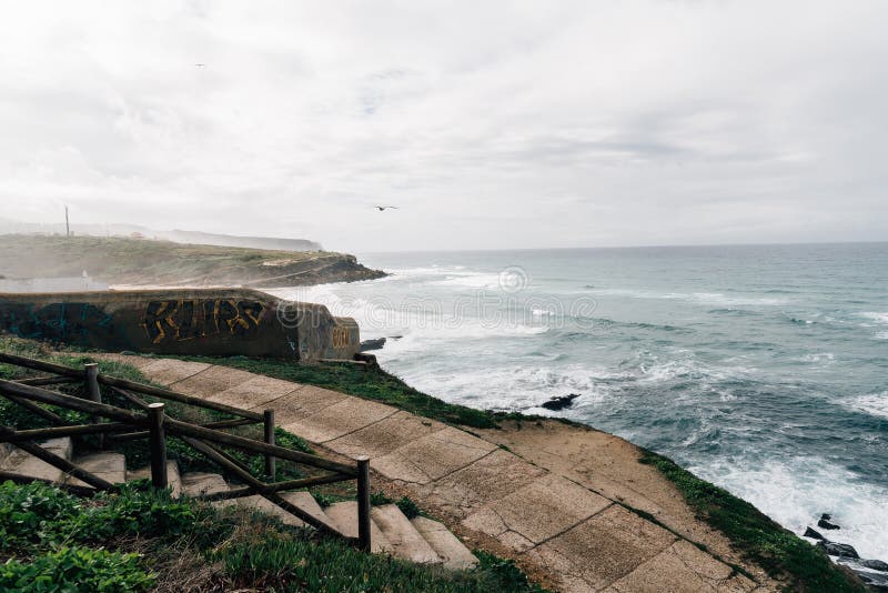 Dramatic Cliffs of Cape Roca, Portugal, Meet the Powerful Atlantic ...