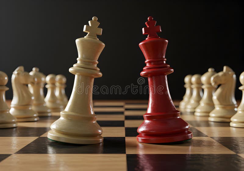 Chess Kings Face Off: Strategy, Competition, and Game Tactics Stock ...