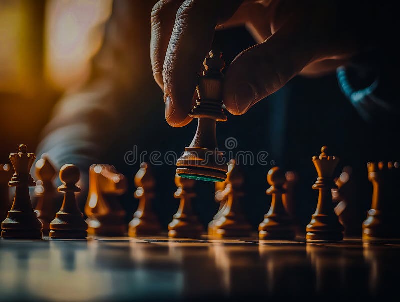 Strategic Chess Move, Ai Generated Stock Illustration - Illustration of ...