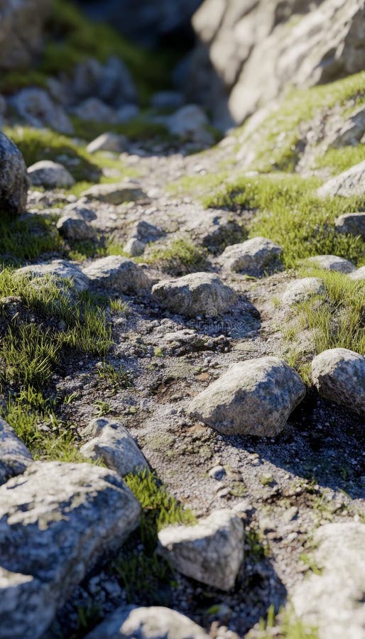 Dramatic Close Up of Rugged Terrain Featuring Dangerous Cliffs and ...