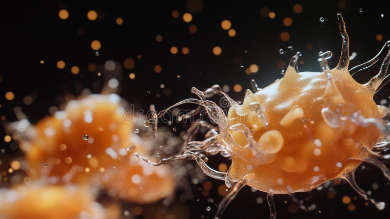 Dramatic Close-Up View of Activated Platelets in Action within a ...