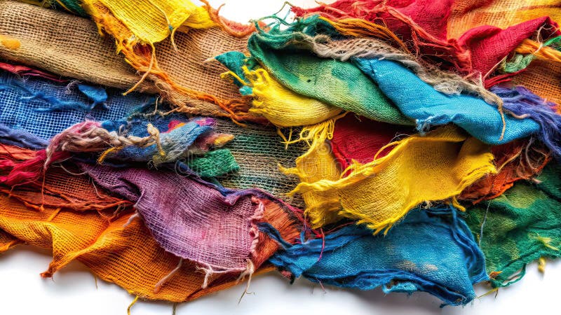 A Dramatic CloseUp of Ripped Fabric a Conceptual Exploration of Decay ...