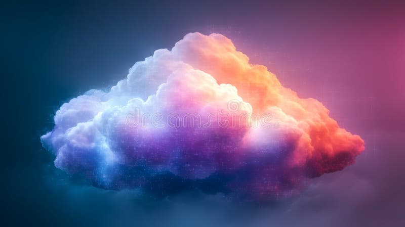 Dramatic Cloud Formation with Ethereal Lighting, Creating a Stunning ...