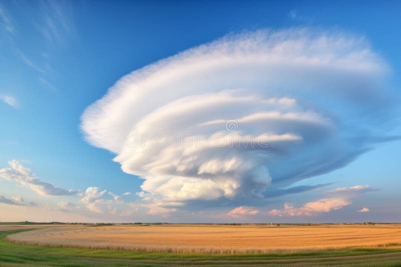 Dramatic Cloud Formations on a Blue Sky and Sunny Weather, Climate ...
