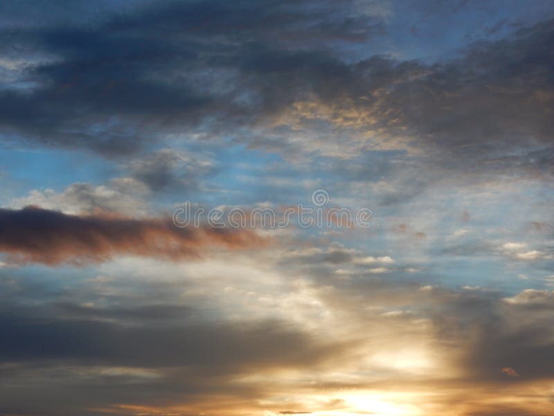 Dramatic Cloud Formations Full Frame during Sunrise Stock Image - Image ...
