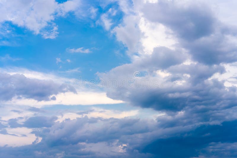 Dramatic Cloud Sky Background Heawy Rainy Clouds Beautiful Cloudscape ...