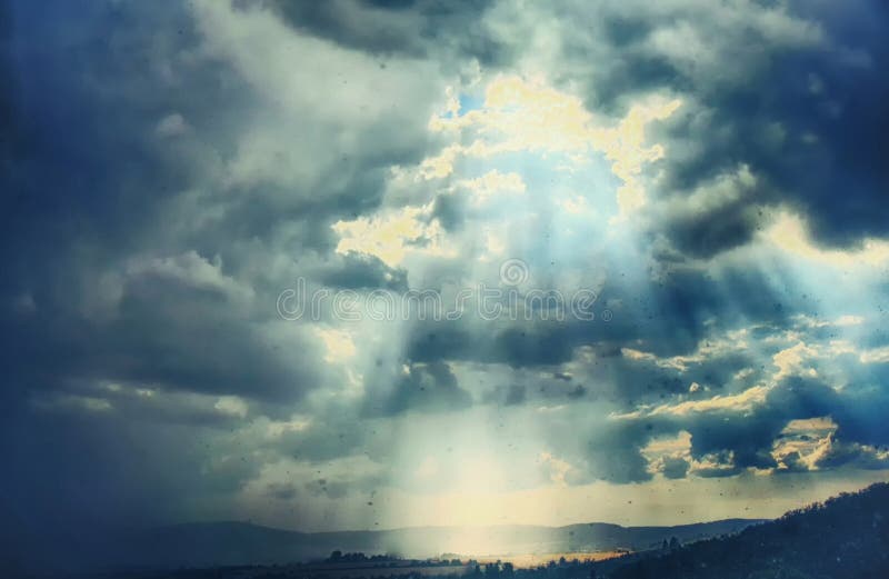 Dramatic Cloud during a Storm Stock Photo - Image of relaxing ...