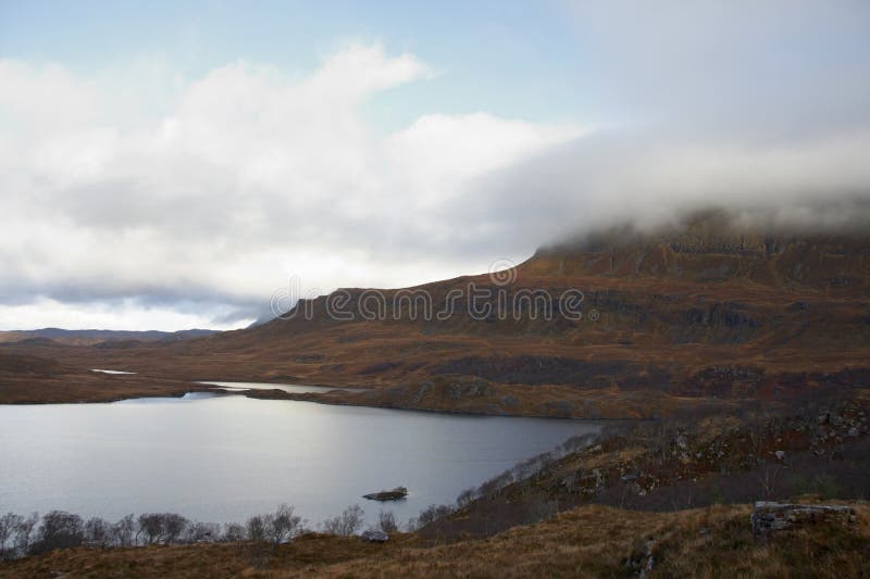 Dramatic Clouded Scottish Scenery Stock Photo - Image of highlands ...