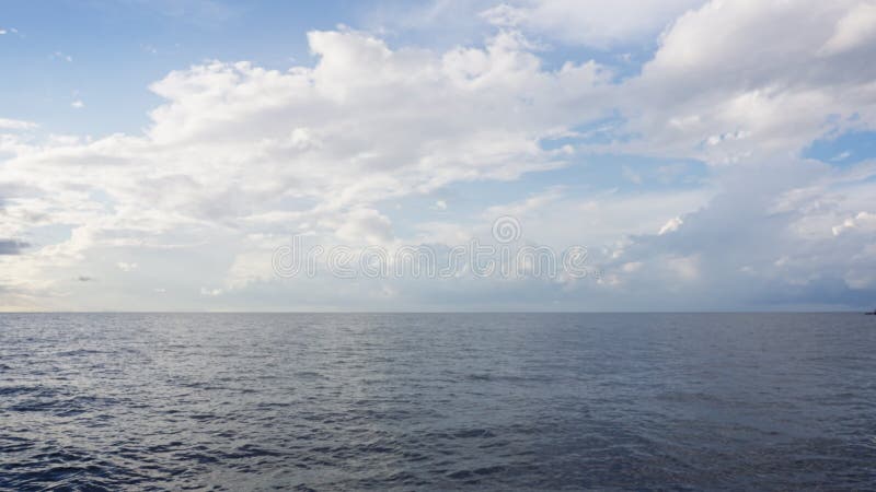 Dramatic Clouds Gather Above the Ocean, Forming a Celestial Canvas of ...