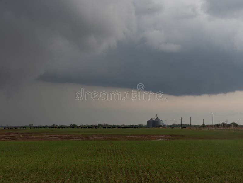 Dramatic Clouds Over a Farm in Oklahoma Stock Photo - Image of natural ...