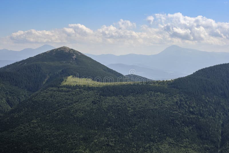 View of Mount Varful Farcau - is the Second Most Prominent Summit in ...