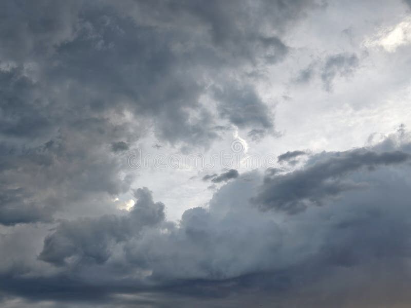 Dramatic Clouds before a Summer Storm, Cloudy Summer Day Background ...