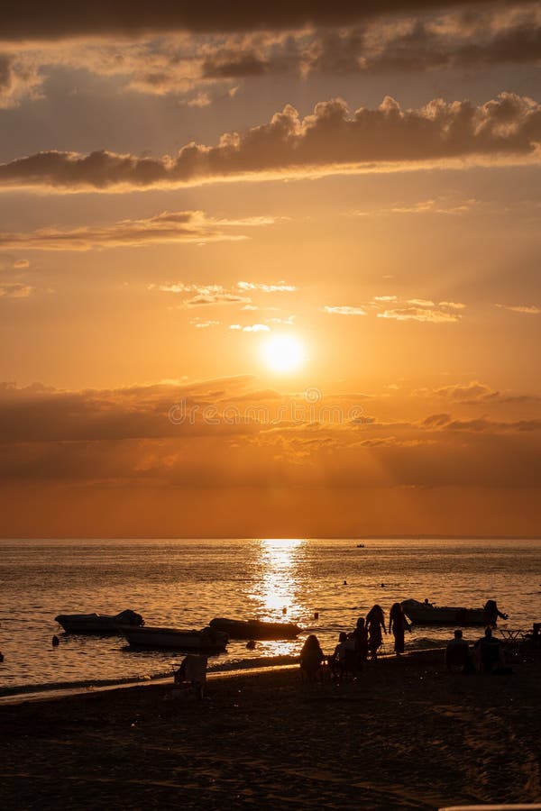 Dramatic Clouds with Sunlight Beams Stock Photo - Image of cumulus ...