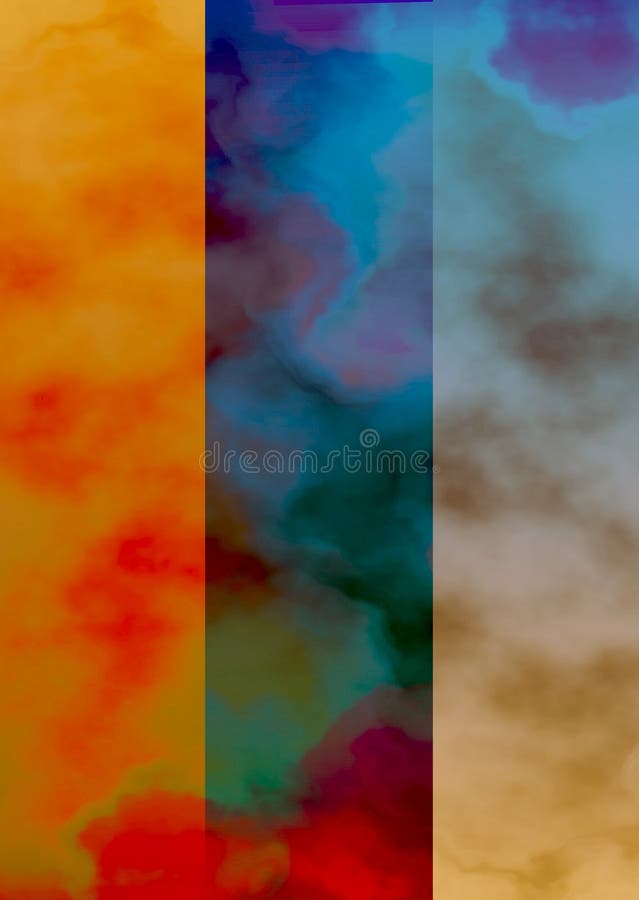 Three Dramatic Lamps Interior Background Stock Illustration ...