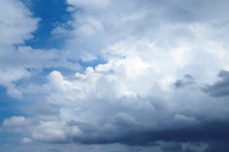 Dramatic Cloudscape Area with the Light in the Centre Stock Image ...