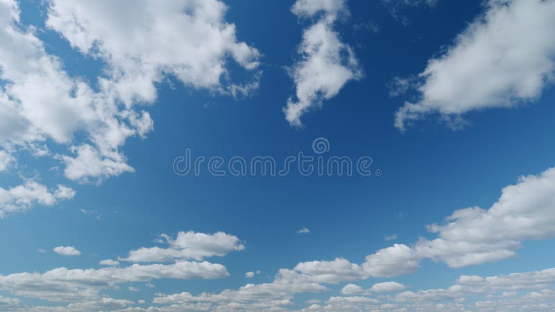 Dramatic Cloudscape Background. Nature Weather Blue Sky. Timelapse ...